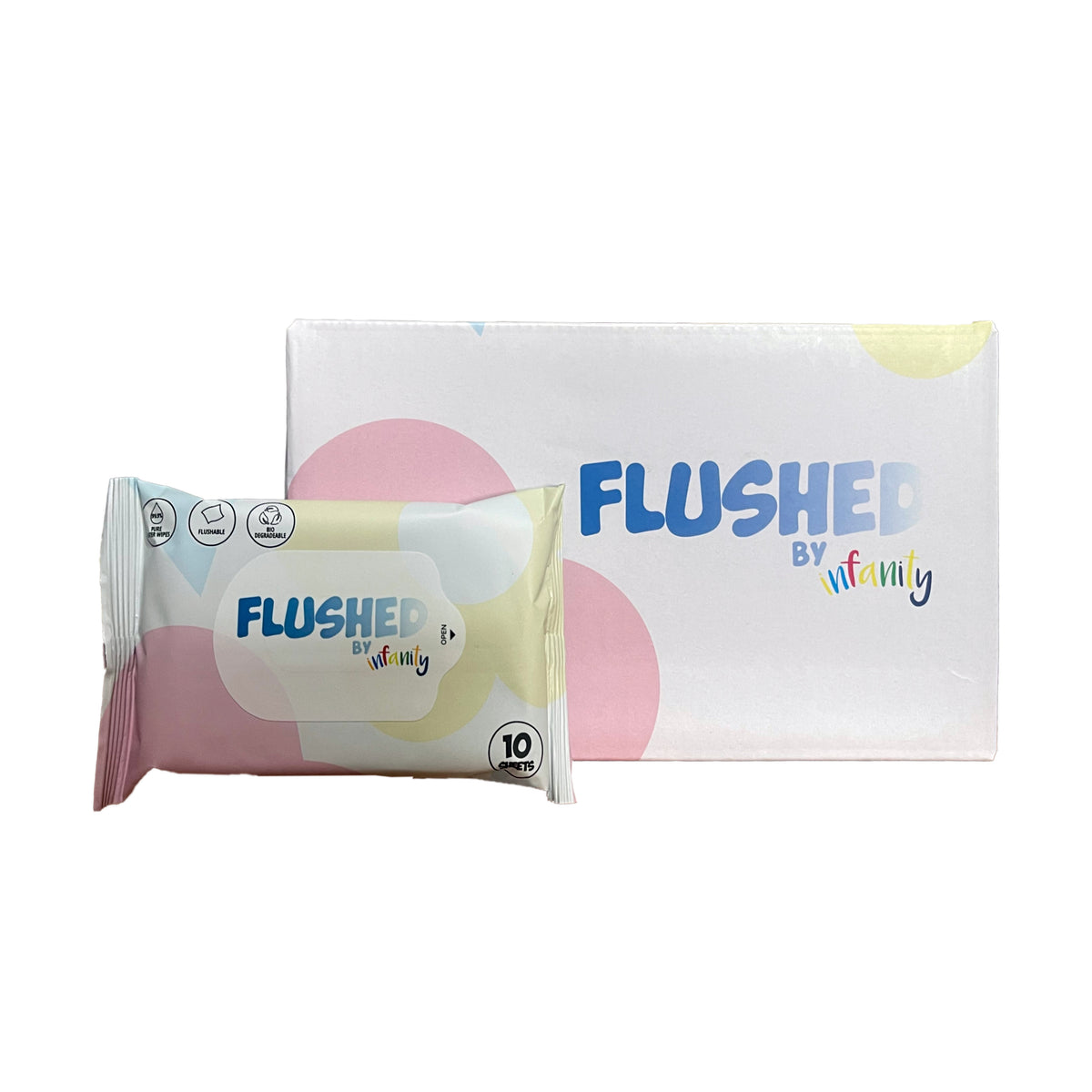 FLUSHED by Infanity - Flushable Toilet Wipes – Infanity SG